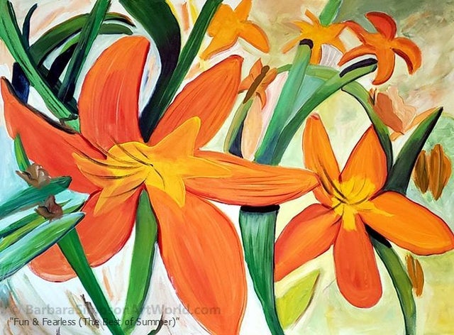 Floral Paintings - "Originals-Only" (no prints) Since 1998 | Barbara ...
